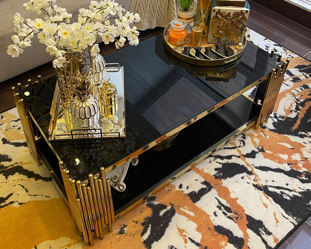 Rose Gold Central Table – Elegant Centerpiece by Diva Homes– Divahomespk